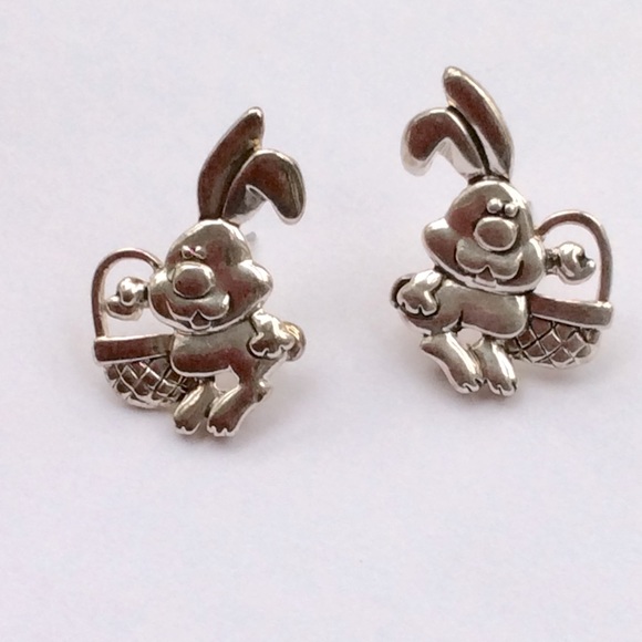 Jewelry | Mj Branded Bunny Earrings | Poshmark